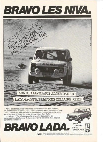 Rallye Paris-Dakar 1982 – Club Lada Niva España
